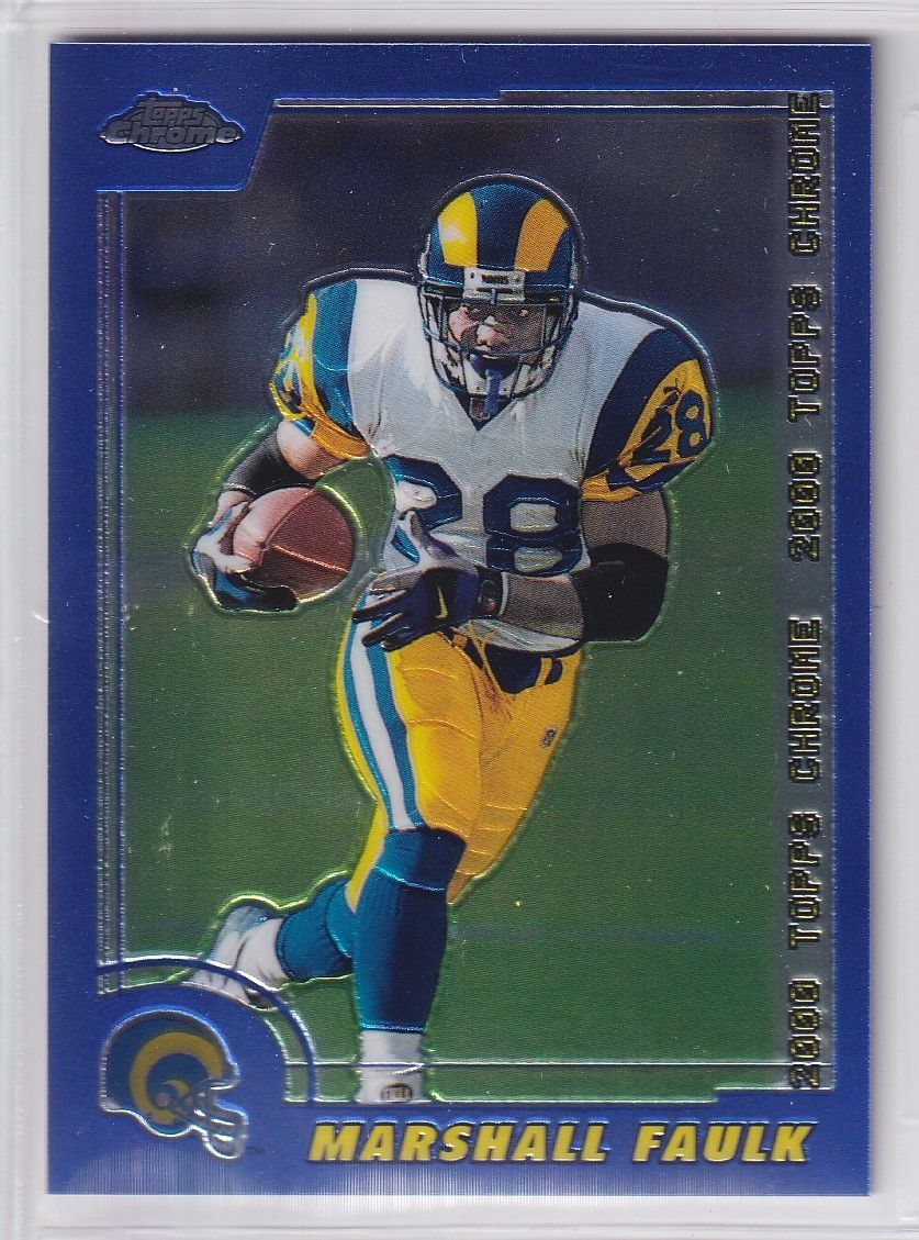 Marshall Faulk 2000 Topps Chrome Preview #CP15 Rams (906) | eBay