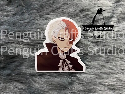 My Hero Academia Shoto Todoroki Custom Waterproof Glossy Vinyl Sticker ...