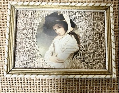 Vintage Lady Emma Hamilton Framed Print ~6″×4″ — George Romney Style | eBay