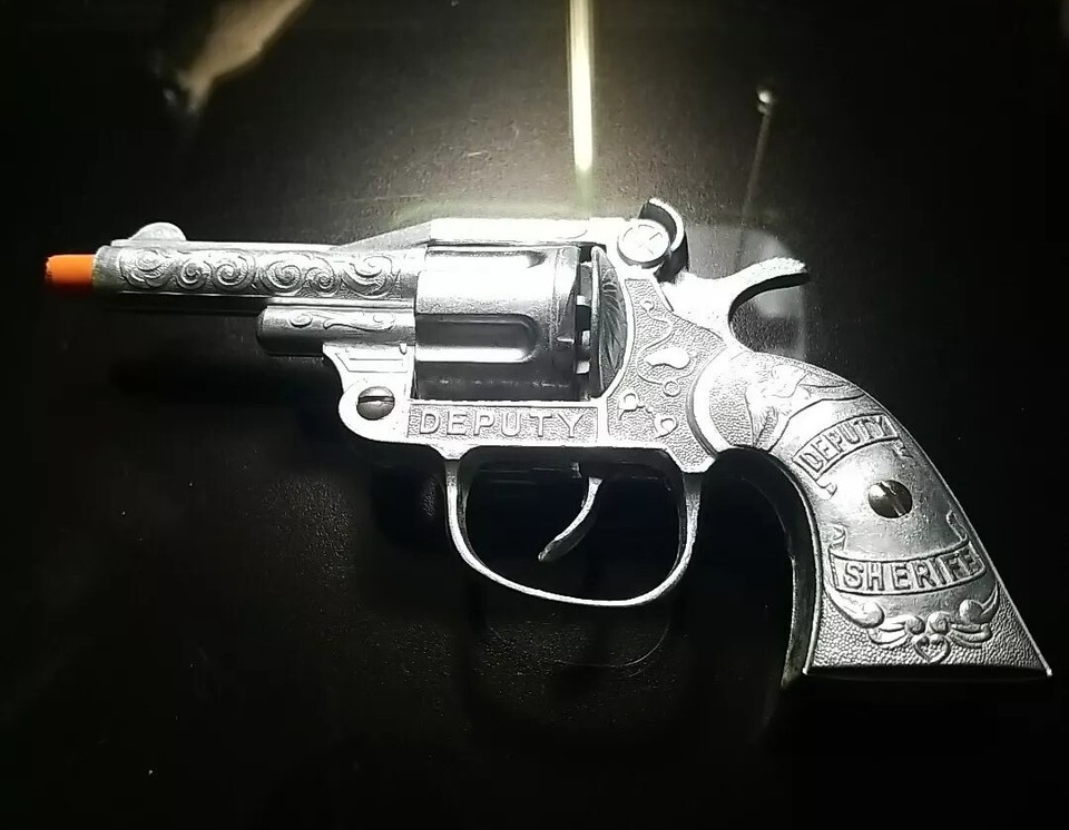 Vintage 1940's Kilgore "Deputy Sheriff" Cap Gun w/Box Embossed Diecast ...