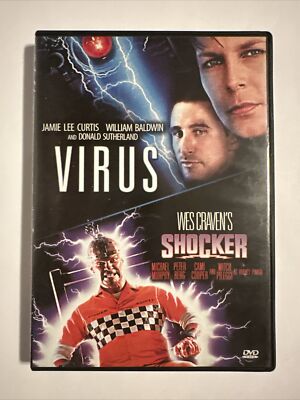 Virus 1999 / Shocker 1989 DVD Jamie Lee Curtis Mitch Pileggi Sci-Fi ...