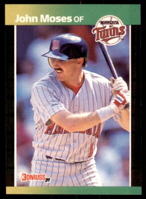 1989 Donruss John Moses A Baseball Cards #626 | eBay