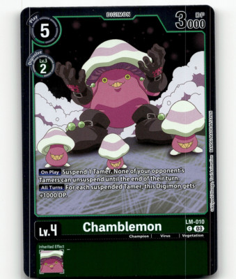 Digimon CCG Chamblemon (English Exclusive) LM-010 C - Exceed Apocalypse ...