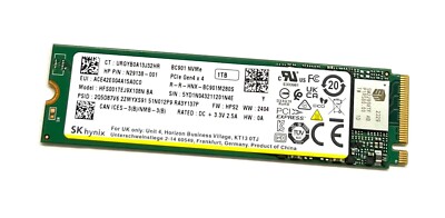 SK Hynix BC901 1TB M.2 M Key SSD Solid State Drive HFS001TEJ9X108N ...