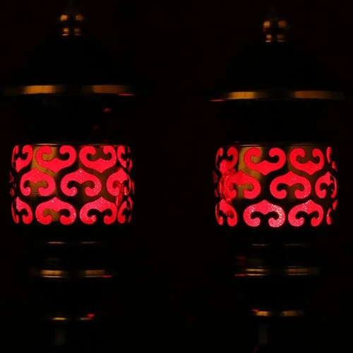 23cm Buddha Alloy Metal Auspicious Cloud Led Lamp ,Temple/Home Tibetan ...