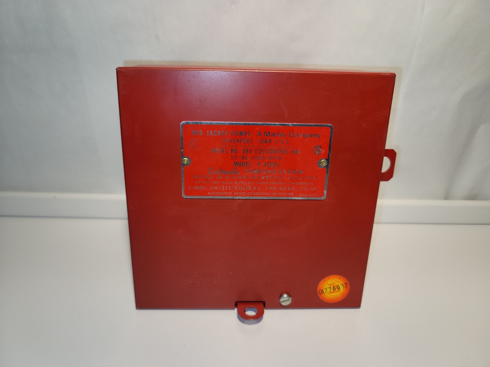 Veeder-Root Red Jacket Pump Control Box 880-030 for sale online | eBay