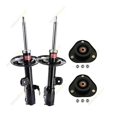 2 x KYB Shock Absorbers Strut Top Mount Kit Front 339032 339031 KSM7210 ...