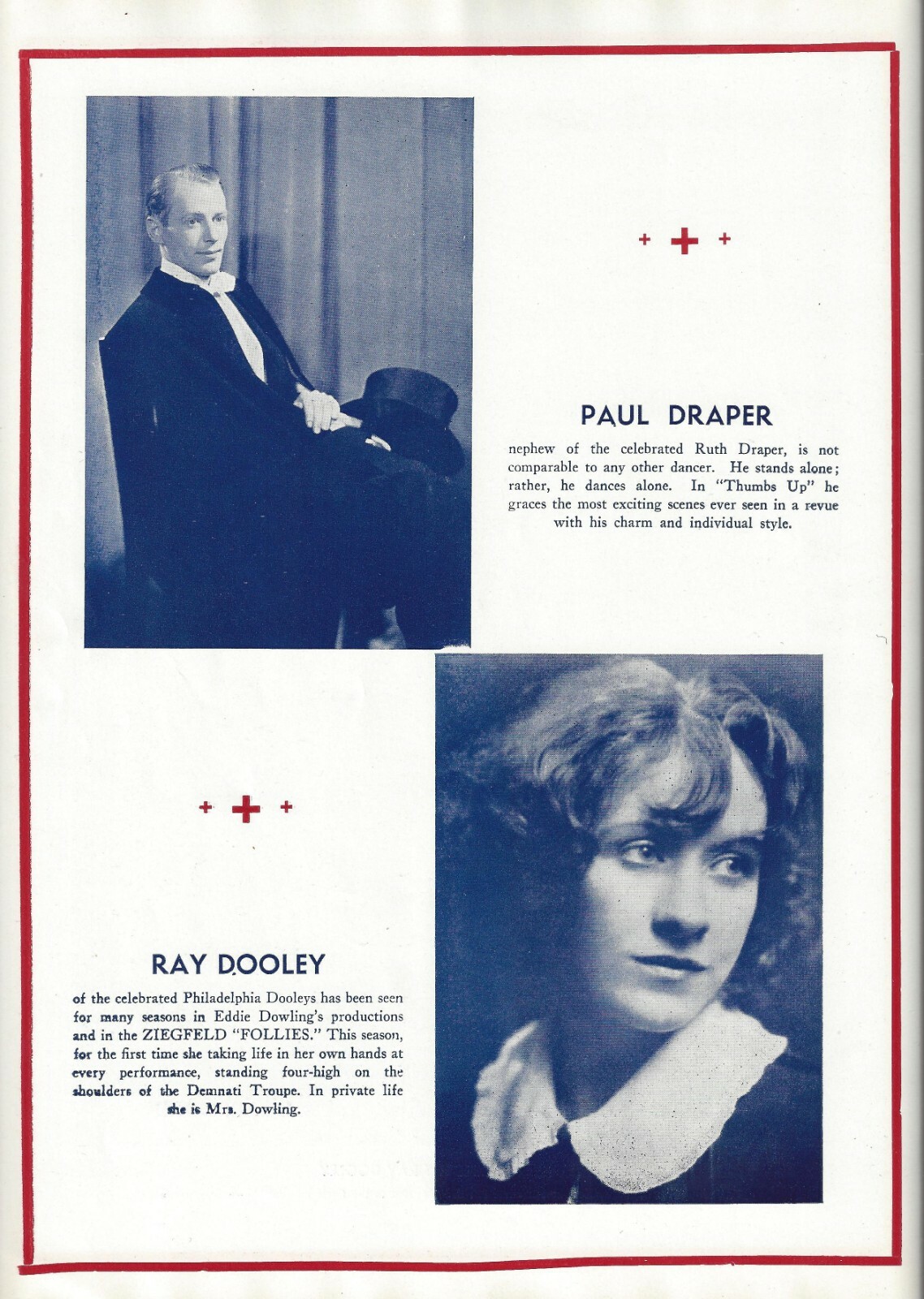 Eddie Dowling "THUMBS UP!" Ray Dooley / Bobby Clark / Paul Draper 1935 ...