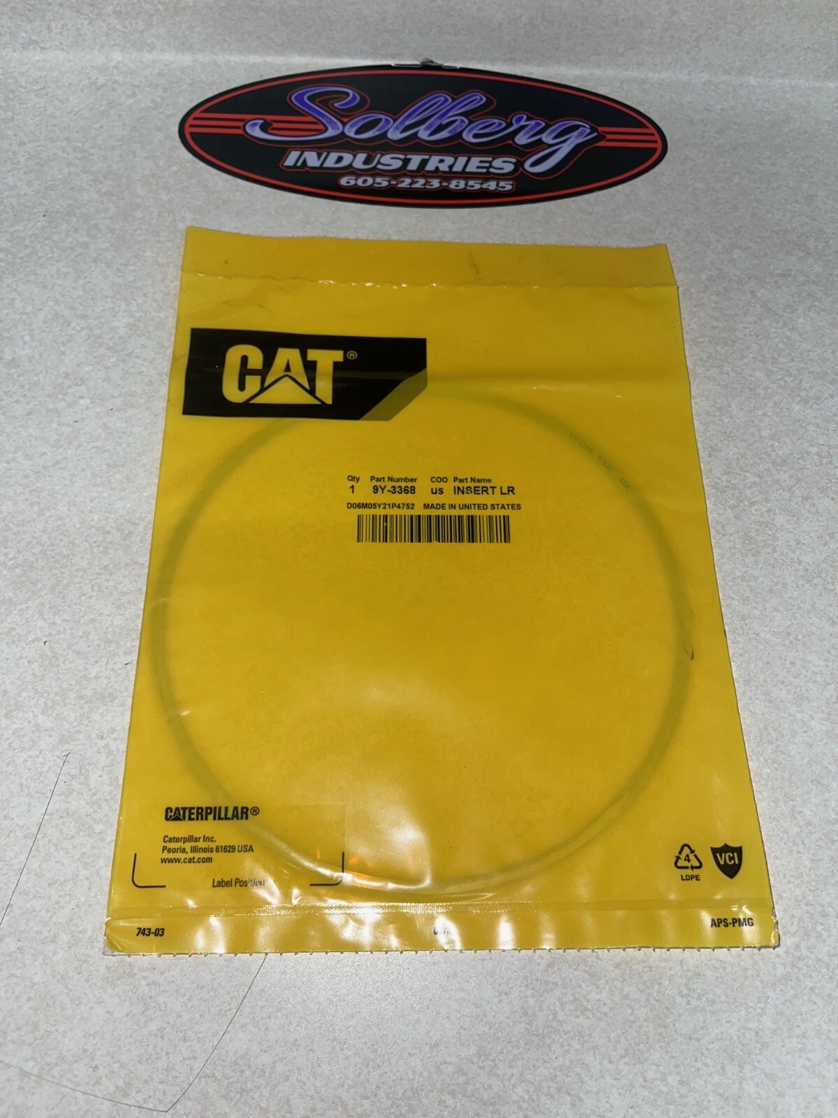 9y-3368 genuine CAT Insert Liner | eBay