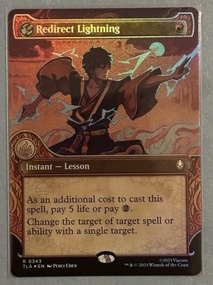 Redirect Lightning (Showcase) Avatar: The Last Airbender Foil | eBay