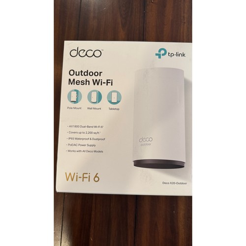 TP-Link Deco X20-Outdoor AX1800 Mesh WiFi 6 Unit Wireless Internet ...