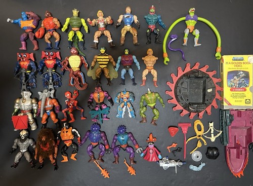 NO RESERVE Vintage MOTU Masters Of The Universe He-Man Lot Of 25 ...