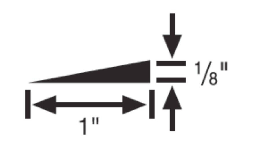 Roppe Reducer Profile #22, Fig, 1/8" H X 9' L X 1" W | eBay
