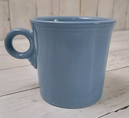 Fiestaware Fiesta USA Sky Blue Mug Ring Handle Coffee 3 1/2" | eBay