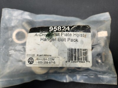 95824 A-Drive Flat Plate Hoist Hanger Bolt Pack | eBay