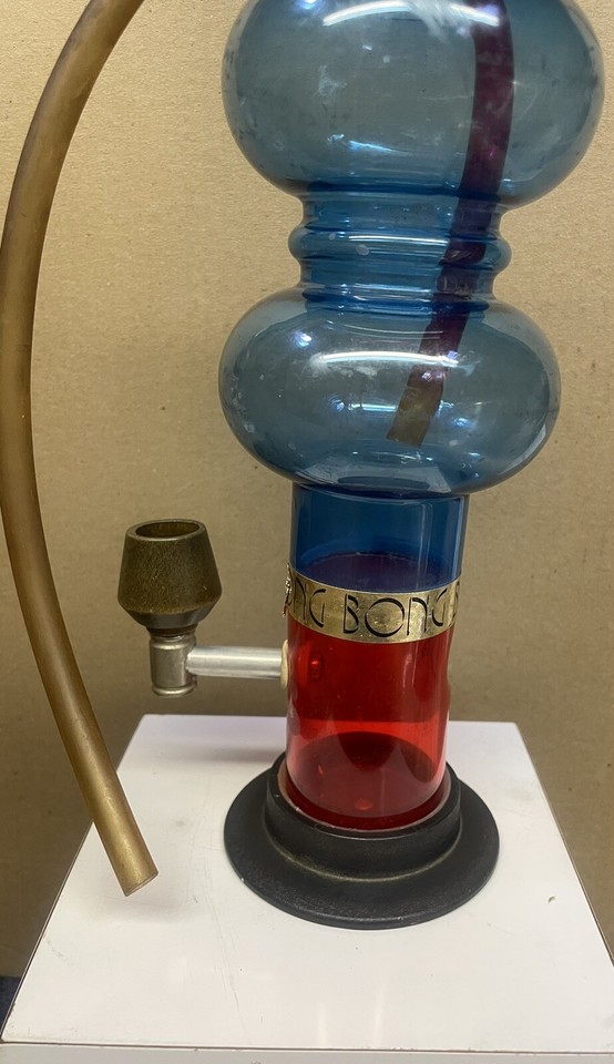 Collectable Sarah’s Family Vtg Unused Blue/Red Bong 15 Inch 70’s Roach ...