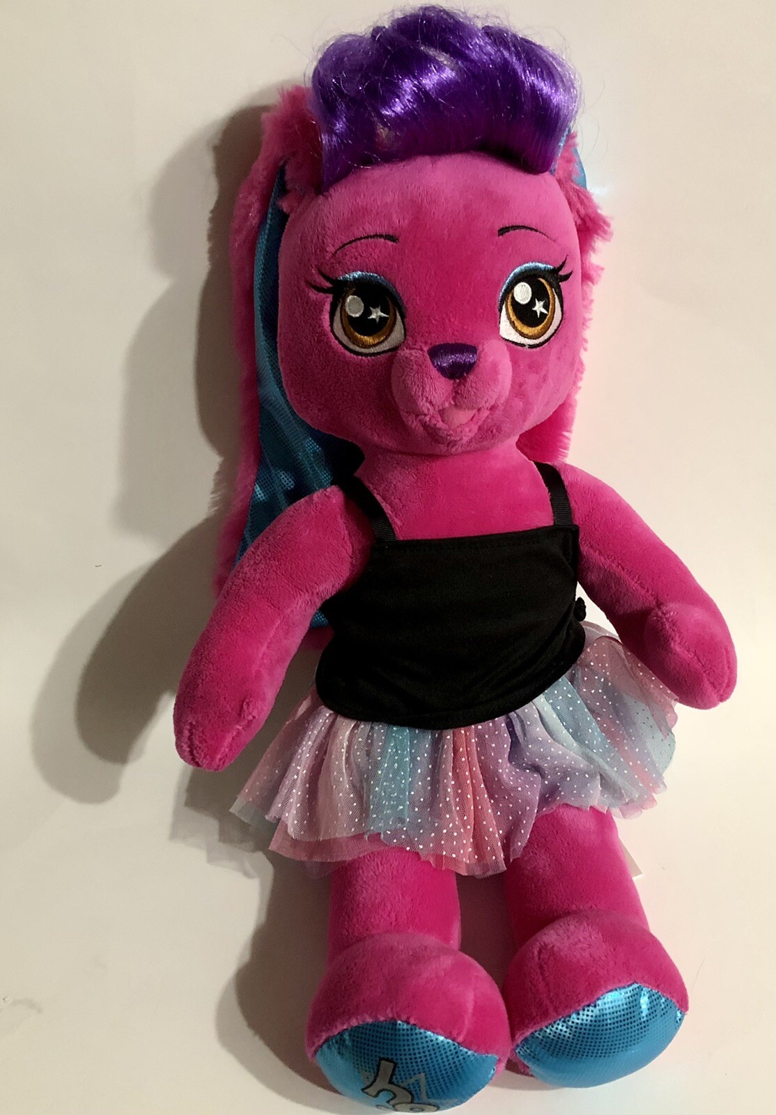 Build-A-Bear Honey Girl HG Risa Plush Rock Star Bunny Rabbit Talks Tutu ...