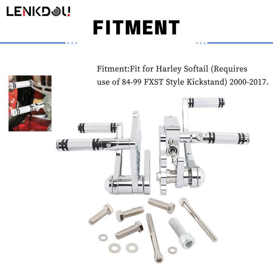 Billet Forward Controls Kit For Harley 00-17 Softail FXST Heritage ...