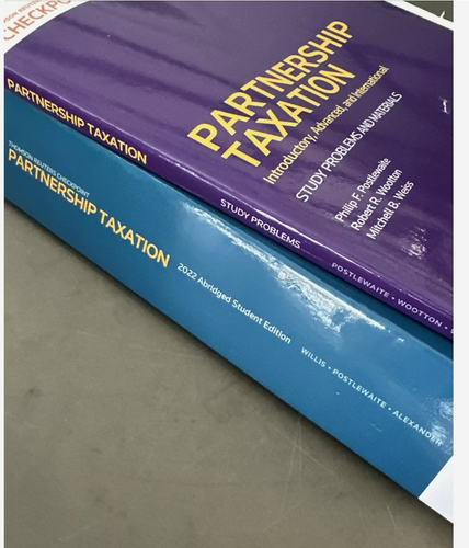 Thomas Reuters Checkpoint: Partnership Taxation Eighth Edition 2022 ...