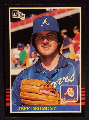 1985 Donruss #554 Jeff Dedmon Rookie RC Atlanta Braves NM-MINT | eBay