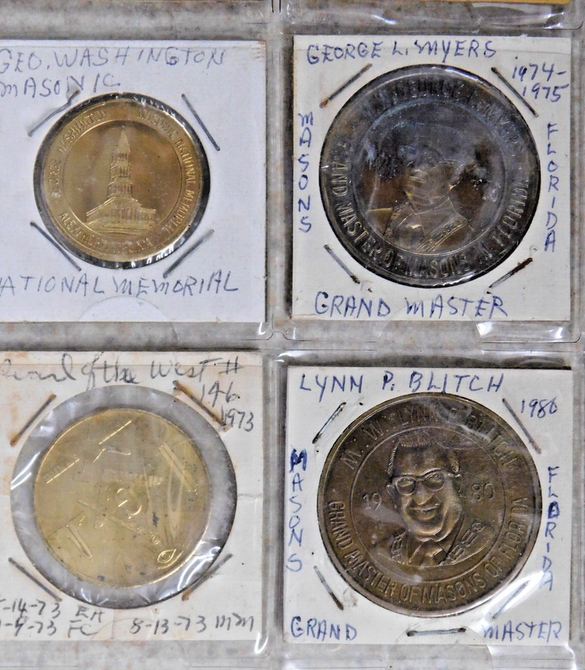 Lot of 16 Masonic, York Rite, Scottish Rite Coins and Tokens #3 | eBay
