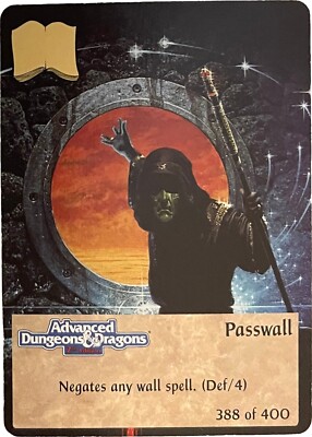 Spellfire Master the Magic 2nd edition Card 388/400 Passwall, Advanced ...