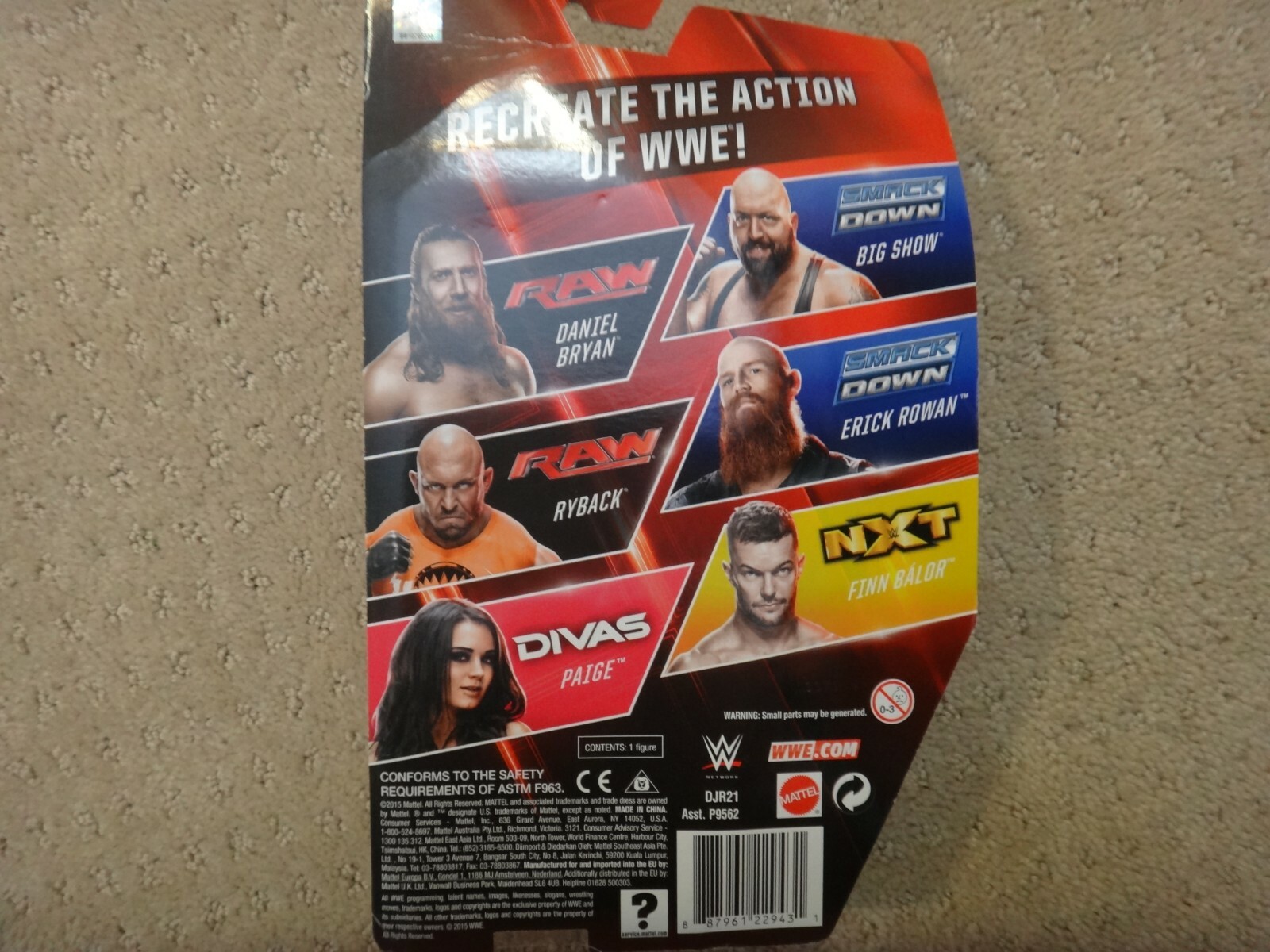 WWE PAIGE Action Figure Series 57 Divas NIB 2015 Mattel | eBay