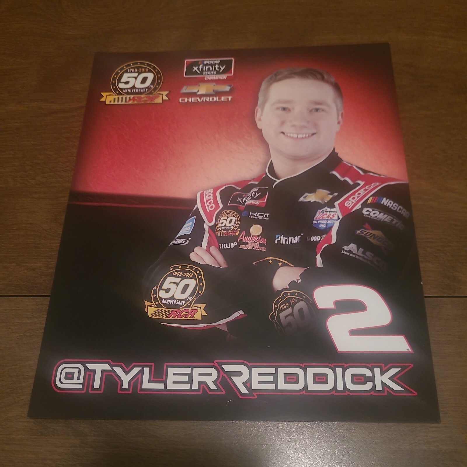 Nice 2019 Tyler Reddick #2 Chevrolet. RCR. 8.5X11 " Hero Card | eBay