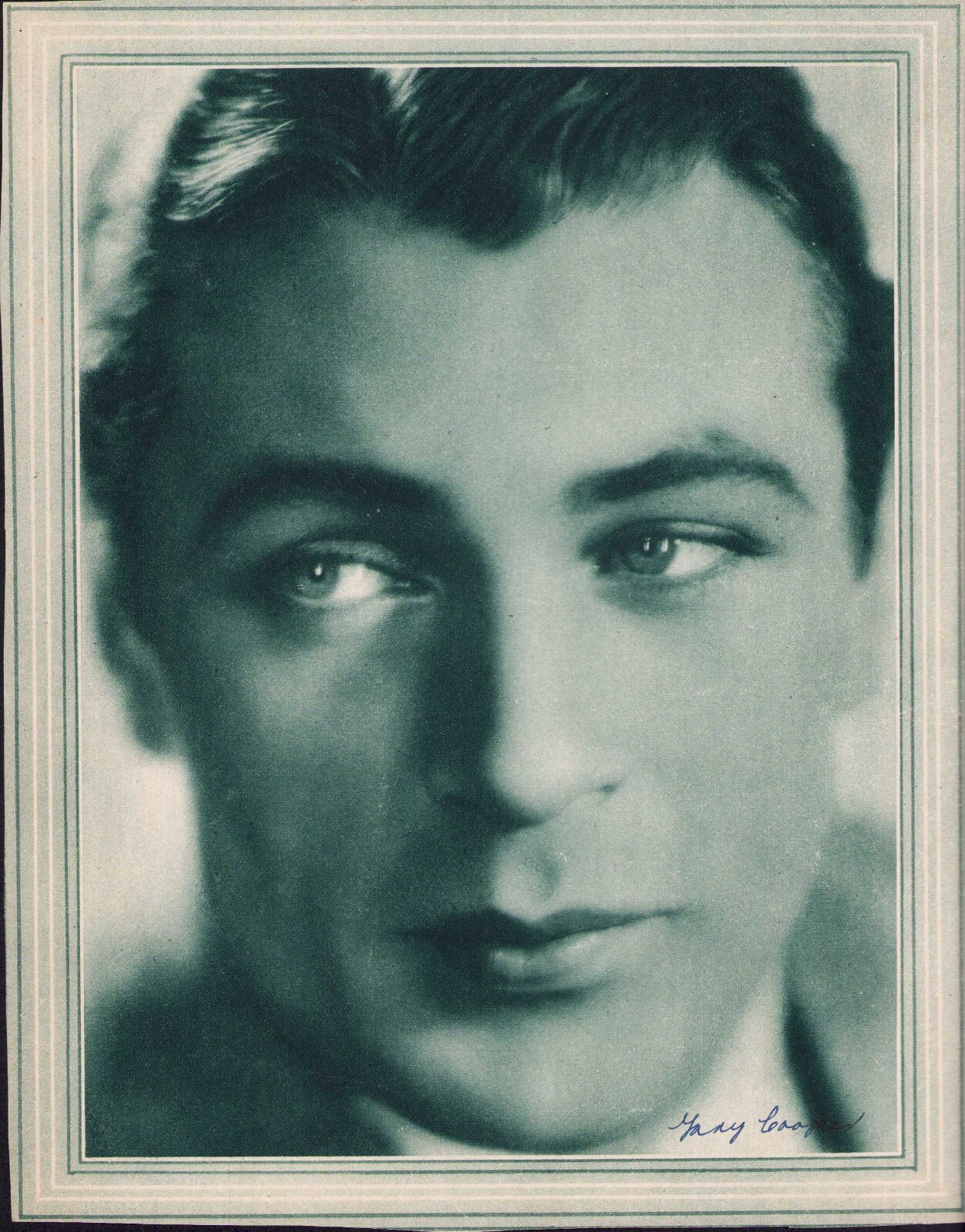 GARY COOPER 1928-1935, 18 studio photos from movie magazines PLUS 1 ...
