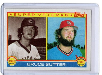 1983 Topps Bruce Sutter HOF Super Veteran #151 NrMT | eBay