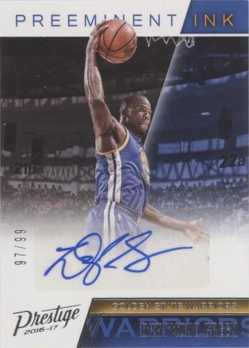2016-17 Panini Prestige - Preeminent Ink Draymond Green #36 /99 (AU ...