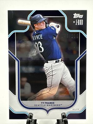 Ty France /199 2023 TOPPS X J-ROD Show Out Collection Seattle Mariners ...