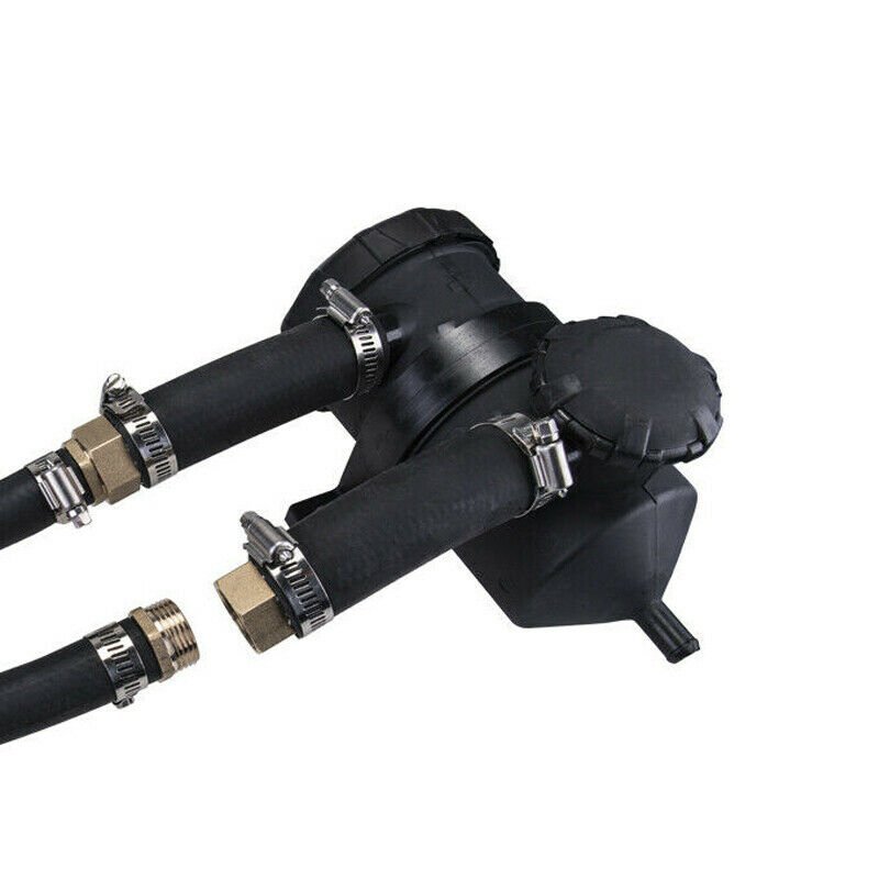 Universal 200 Diesel Oil Catch Can Kit 16mm Hose Crankcase Breather ...