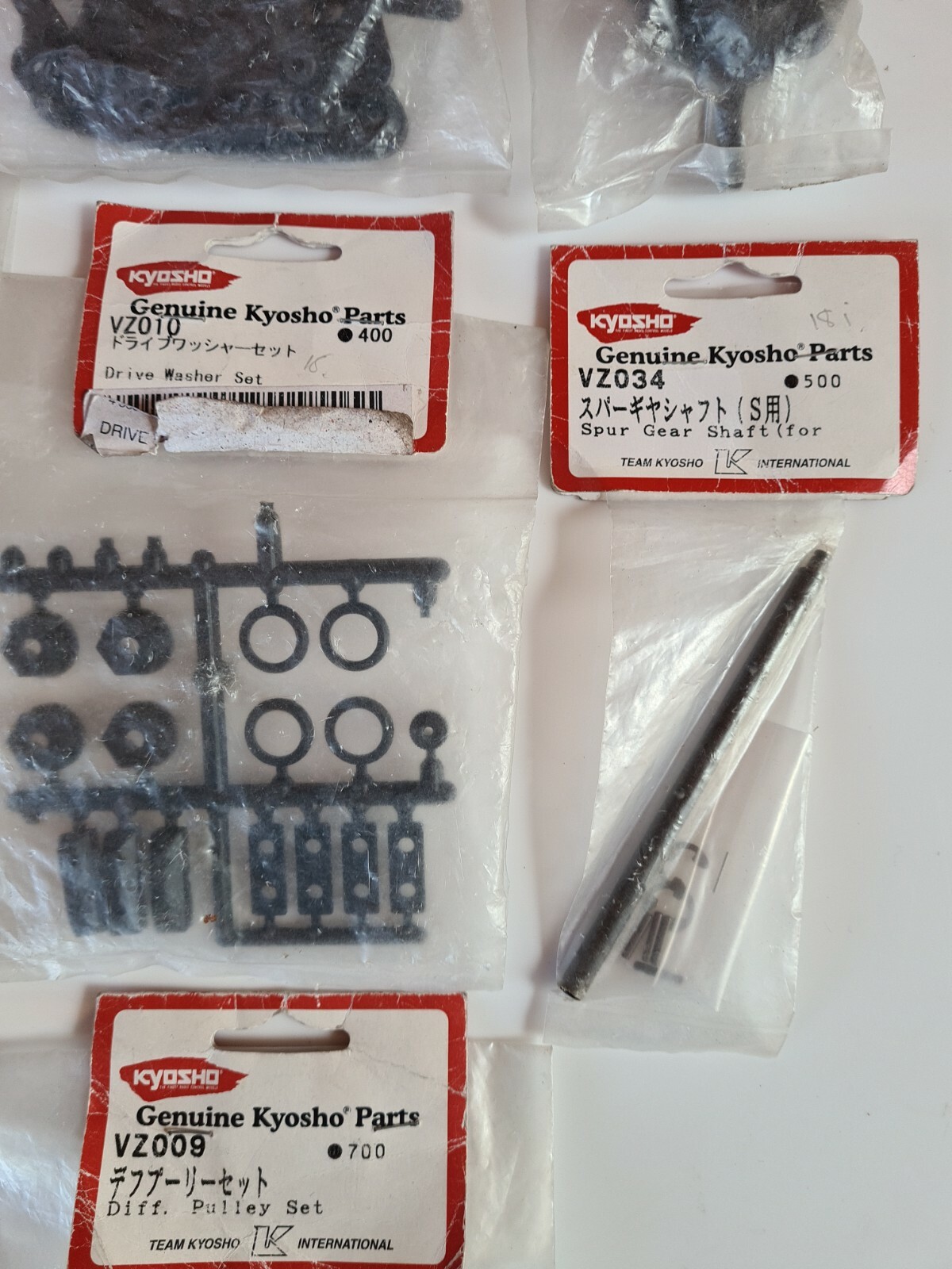 Kyosho Vintage Rc Parts VZ004 VZ005 VZ020 VZ034 VZ025 VZ007 VZ010 VZ015 ...