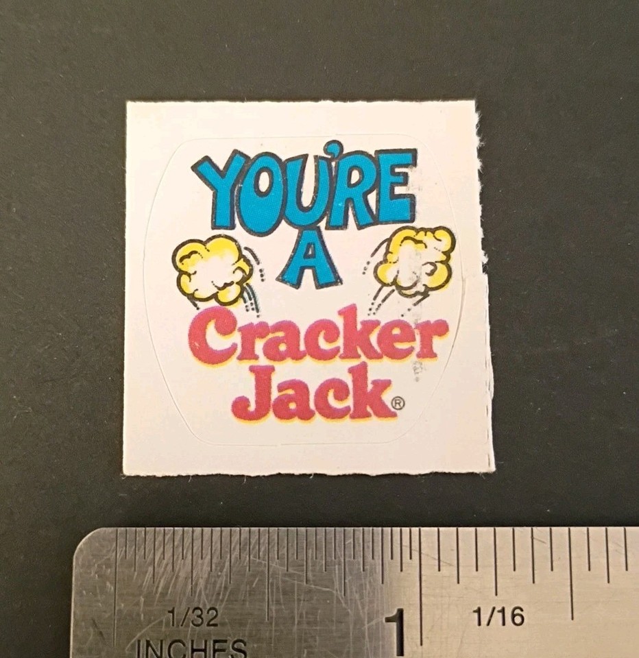 Vintage Stickers Cracker Jack Popcorn Sticker Mod VTG 80s | eBay