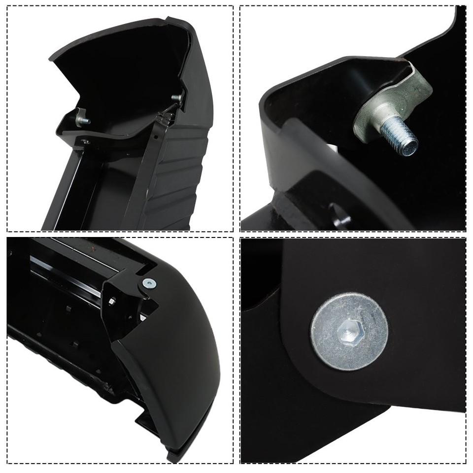 Rear Step Bumper Assembly Super Duty Black Steel Fit For Ford F-250 F ...