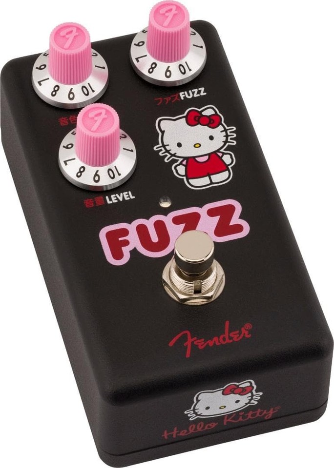 Limited Edition Fender Hello Kitty Fuzz Black Effect Pedal | eBay