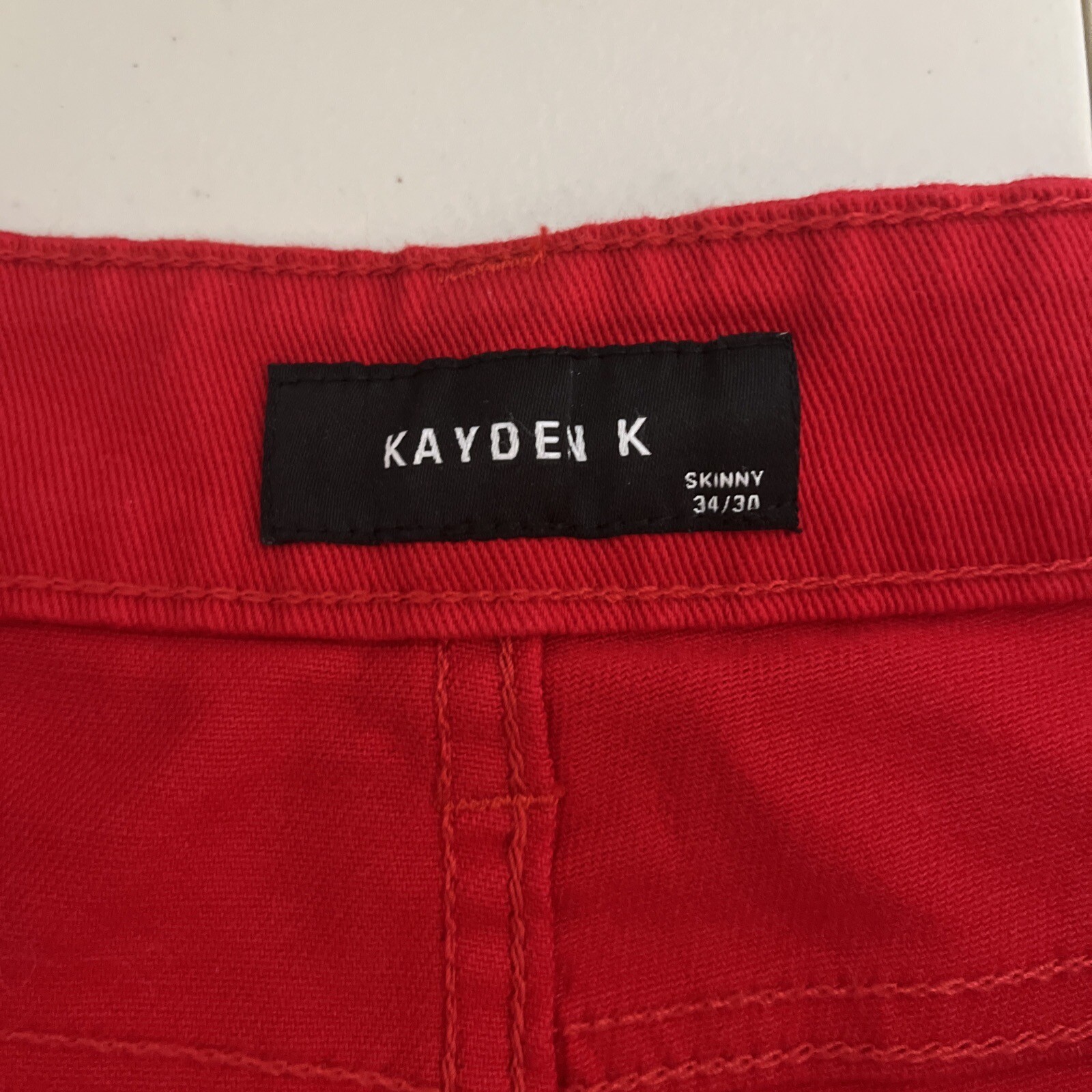 Kayden K Skinny Jeans Womens 34/30 Low Rise Ankle Dark Wash NWT | eBay