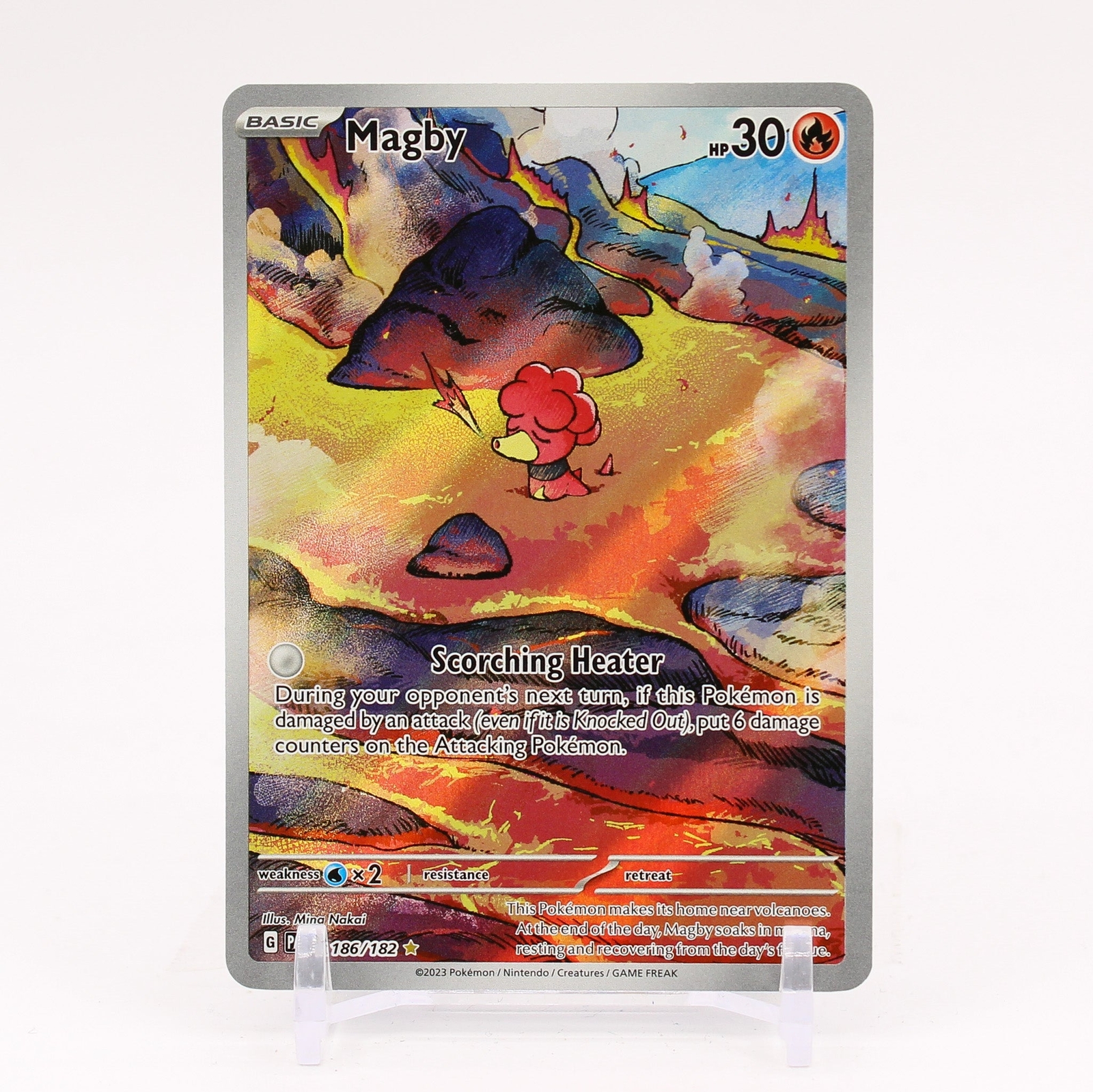 Magby - 186/182 Paradox Rift Illustration Rare Pokemon - NM/MINT | eBay UK