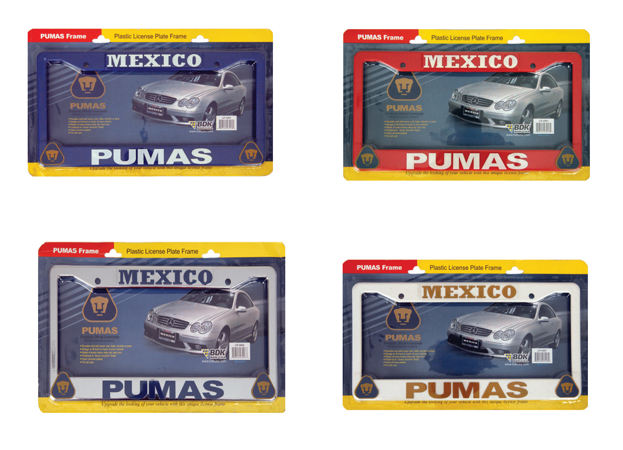 Pumas UNAM License Plate Frame Official Licensed | eBay