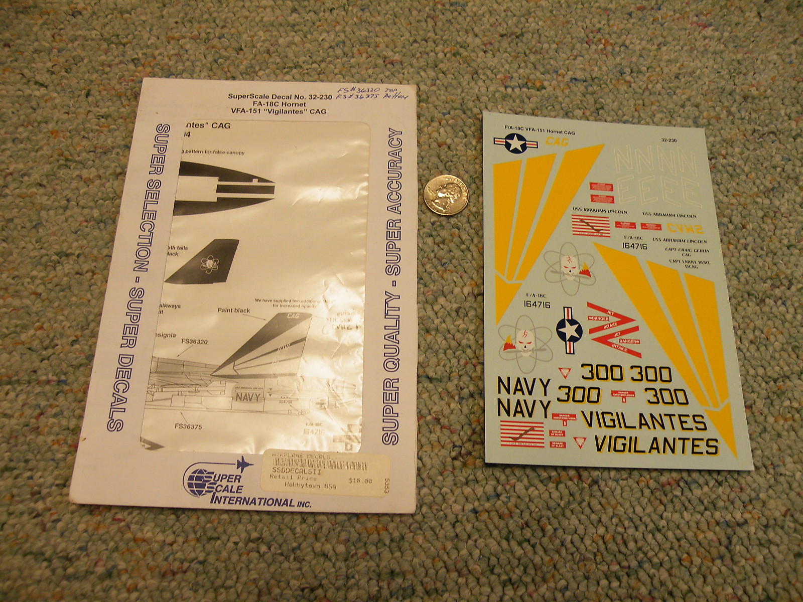 Superscale decals 1/32 32-230 FA-18C Hornet VFA-151 Vigilantes L17 | eBay