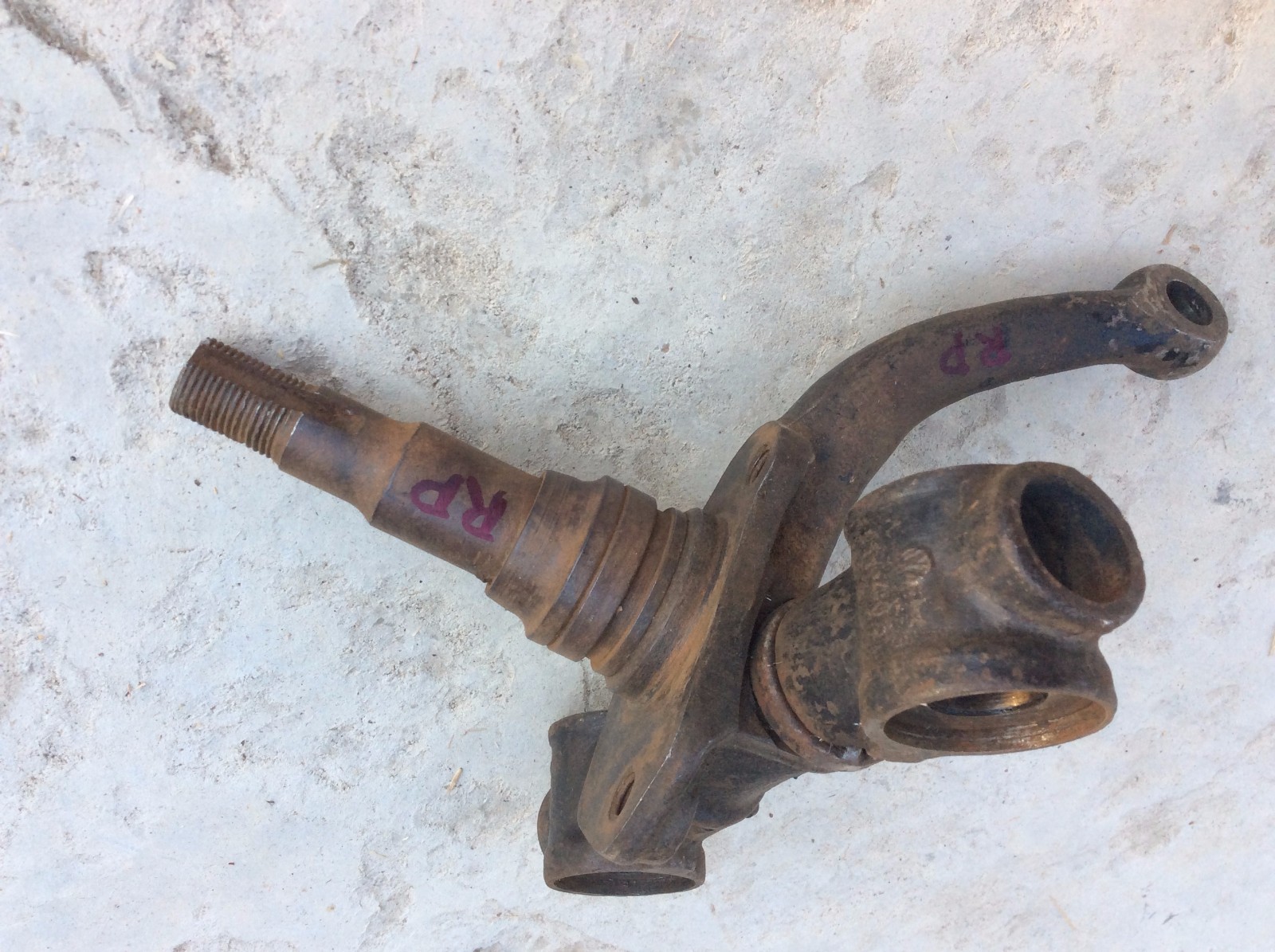 Porsche 356 Early Front Spindle ( Right,Passenger Side ) Original | eBay