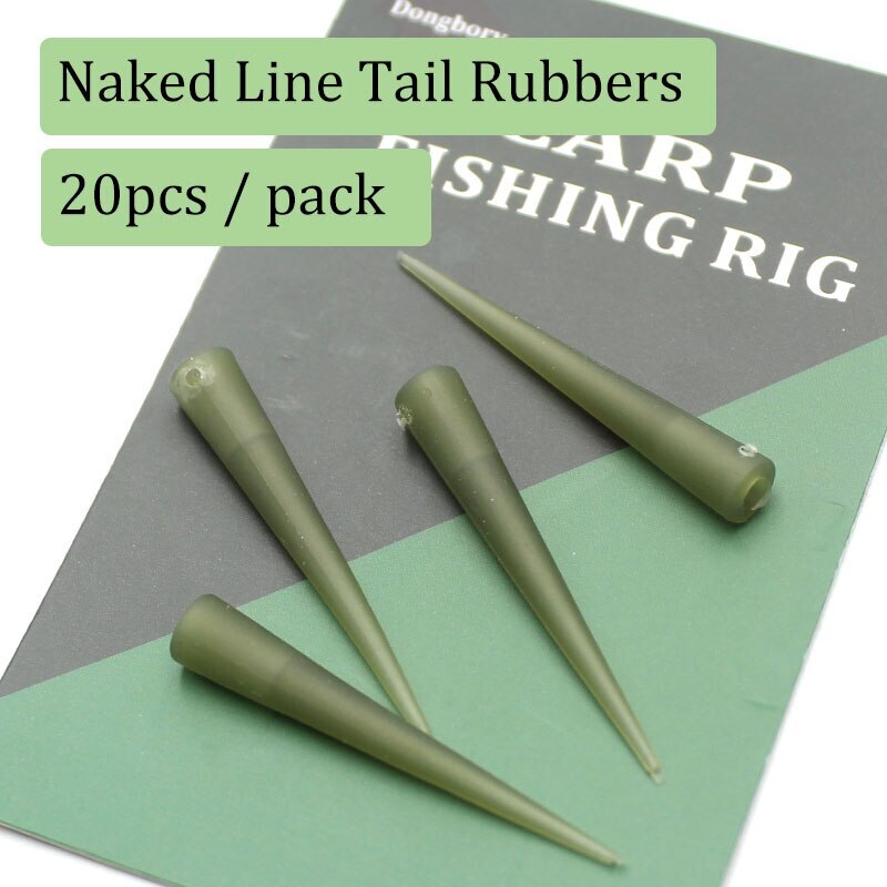 Carp Fishing Anti Tangle Sleeves Fluorocarbon Fishing Line Tail Rubber ...