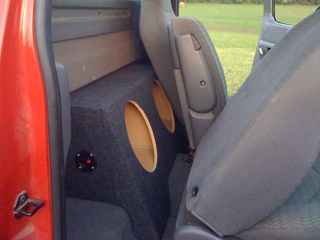 For a 97-03 Ford F150 F-150 Custom Sub Box Subwoofer Speaker Enclosure ...