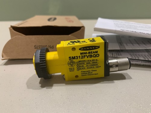 Banner SM312FVBQD Mini Beam Sensor for sale online | eBay