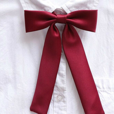 Girls Japanese JK Uniform Lolita Bow Tie Cosplay Neck Tie Ribbon ...