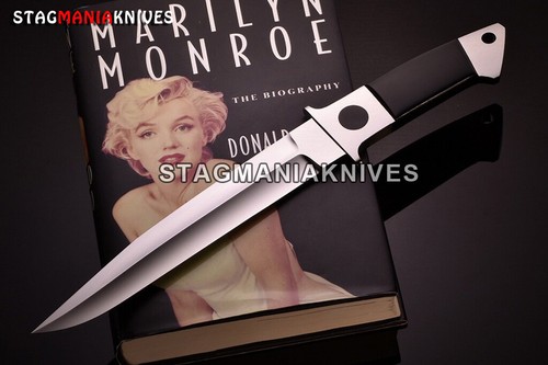 Hand Forged D2 Steel Loveless Style Big Bear Sub-Hilt Fighter Full Tang ...