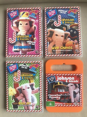 JOHNSON & FRIENDS Volume 1, 2, 3, 4 - DVD Set ABC for KIDS 1990 VGC | eBay