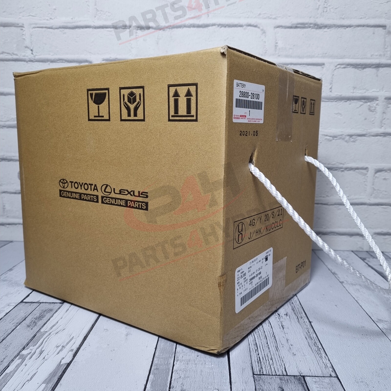 Genuine Toyota Rav4 Hybrid 12V Battery Panasonic 12V S55D23R 51AH 28800 ...