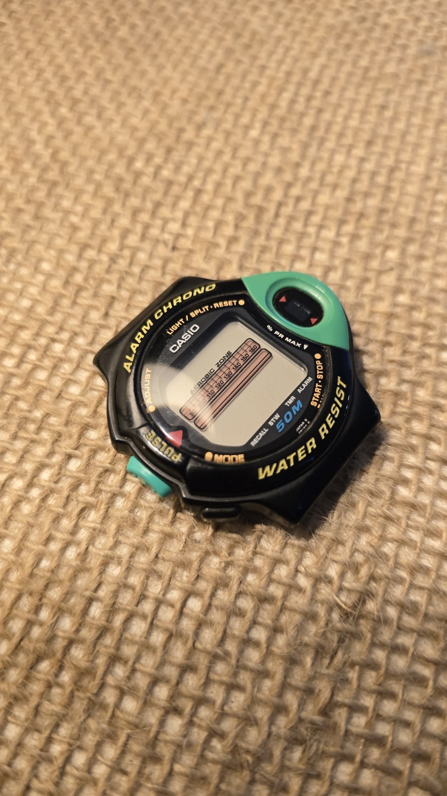 Vintage Casio JP-200W 1009 Pulse Monitor Watch -Works… - Gem